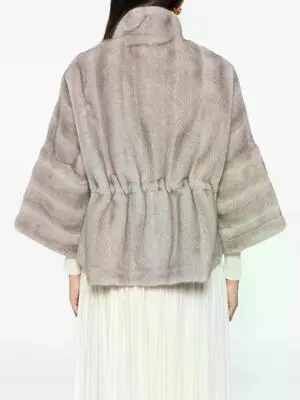 VALENTINI 1972 Faux-fur Drawstring Coat