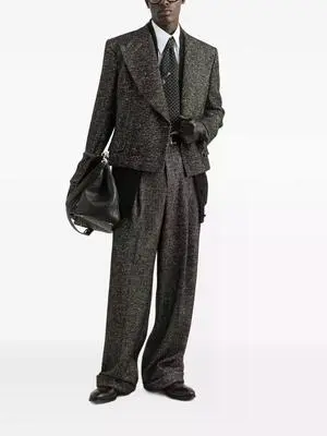 Dolce & Gabbana Sicilia Double-breasted Jacket In Textured Wool