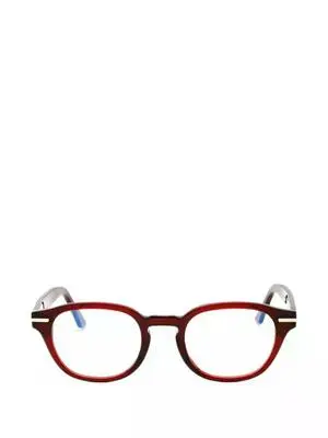 CUTLER & GROSS Cg1356 Round-frame Glasses - Red