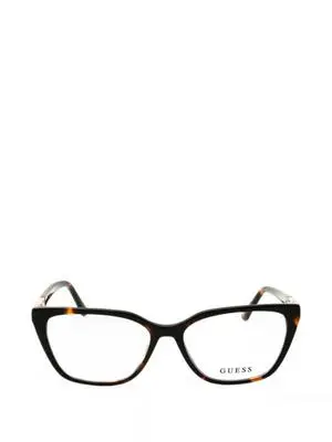 Guess Tortoiseshell-effect Cat-eye Glasses - Brown