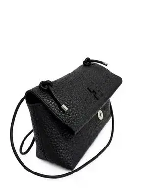 IACUCCI Grained-leather Logo-patch Tote Bag