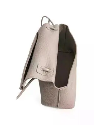 IACUCCI Grained Leather Cross Body Bag