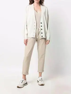 Brunello Cucinelli Cropped Drawstring Track Pants
