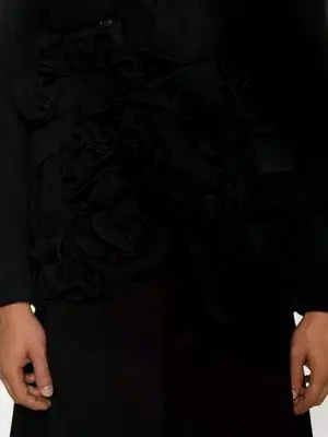 Comme Des Garçons Ruffled Blazer