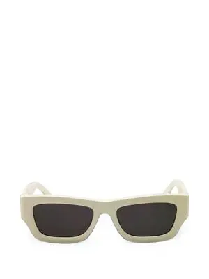 Palm Angels Auberry Rectangle-frame Sunglasses - Neutrals