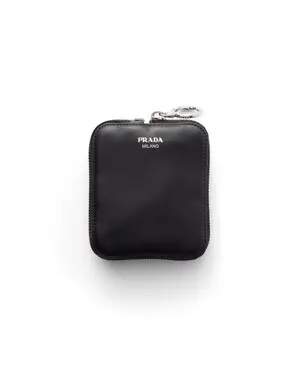 Prada Re-nylon And Leather Foldable Mini Duffel Bag - Black