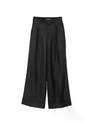 Junya Watanabe Pinstripe Wide-leg Trousers - Grey