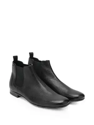 Prada Leather Chelsea Boots