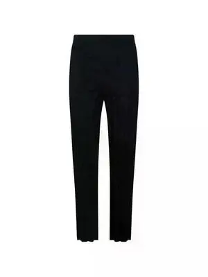 Comme Des Garçons Crinkled-effect Trousers - Black