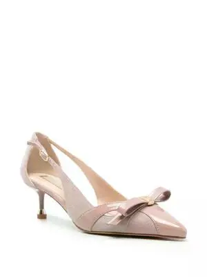 Liu Jo Deva Bow-detail Slingback Pumps