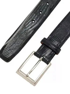 Magnanni Cocoarcade Lizard-effect Leather Belt