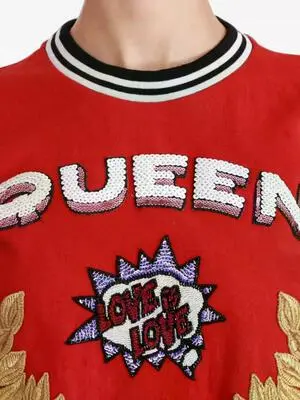 Dolce & Gabbana Sequin-embellished Embroidered Sweater