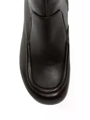 LORENA PAGGI Square-toe Ankle Boots