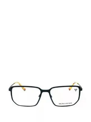 MCALLISTER Rectangular-frame Glasses - Black