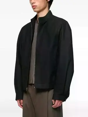 AMOMENTO Curved-sleeve Cotton Jacket