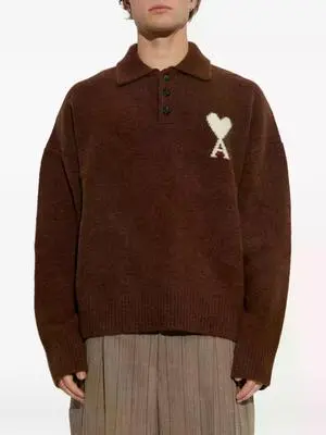 AMI Paris De Coeur Oversized Sweater