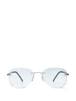 SILHOUETTE Pilot-frame Glasses - Silver