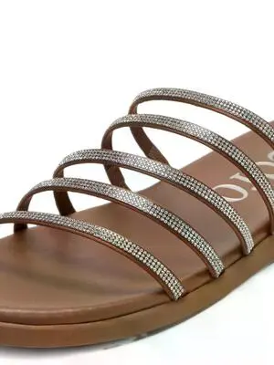PEDRO GARCIA Prudie Crystal-embellished Flat Sandals