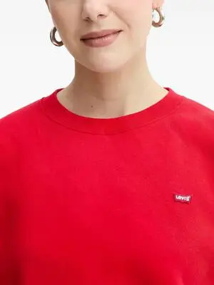 LEVI'S Everyday Logo-patch Crew-neck Sweater - Red