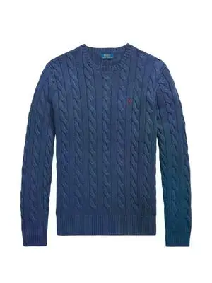 Polo Ralph Lauren Cable-knit Cotton Sweater - Blue