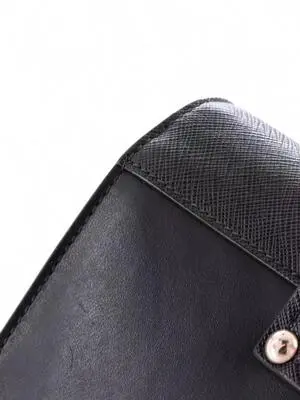 Prada Cahier Embellished Leather Small Crossbody Bag - Black