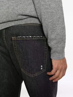 ICON DENIM LOS ANGELES Josh Faded-effect Distressed-finish Jeans