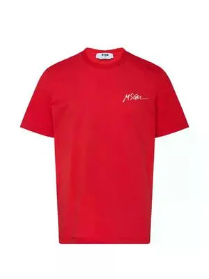 MSGM Logo T-shirt - Red