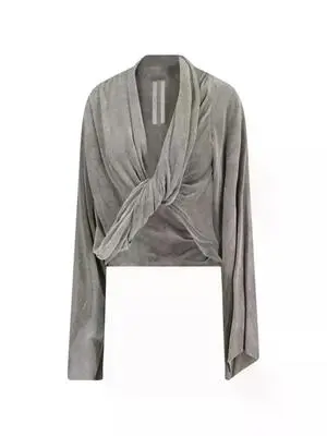 Rick Owens Knot-detail Long-sleeve Top