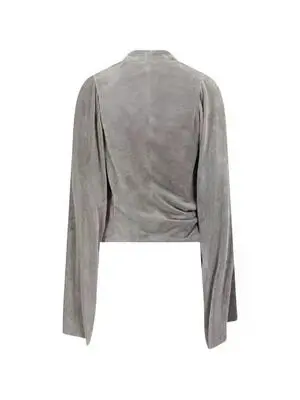 Rick Owens Knot-detail Long-sleeve Top