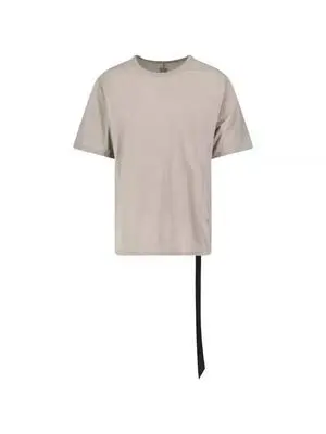 Rick Owens Logo-patch Strap-detail T-shirt