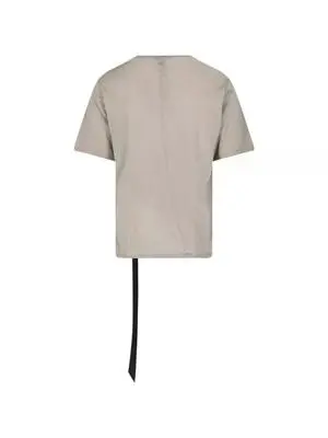Rick Owens Logo-patch Strap-detail T-shirt
