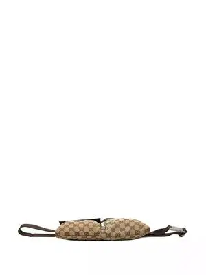 Gucci 2000-2015 Gg Canvas Double Pocket Belt Bag