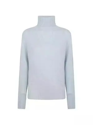 ALLUDE Roll-neck Knitted Sweater