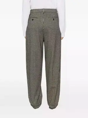 Fabiana Filippi Check Pleated Trousers