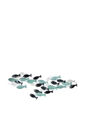 L'OCA NERA Fish-motif Wall Decoration - Blue