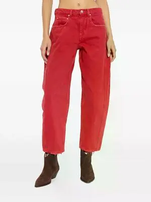 Isabel Marant Étoile Oriane Frayed-edge Jeans