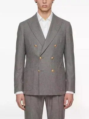 Eleventy Double-breasted Wool Suit