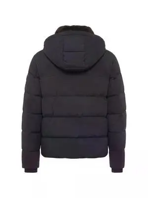 MOORER Hooded Padded Jacket - Blue