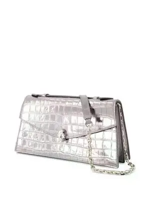 Alexander McQueen Skull Crocodile-effect Tote Bag