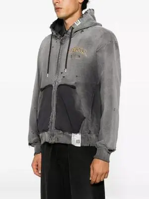 Mihara Yasuhiro Distressed Logo-print Jacket