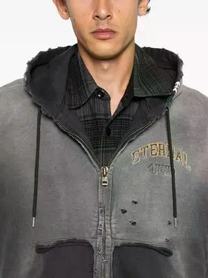 Mihara Yasuhiro Distressed Logo-print Jacket