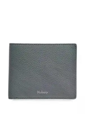 Mulberry Grained Leather Wallet - Grey