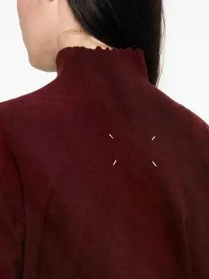 MAISON MARGIELA Distressed High-neck Sweater