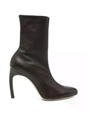 Victoria Beckham Harlow Stretch Leather Boots - Brown