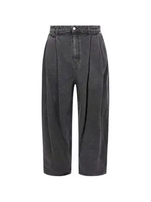HED MAYNER Double-pleat Carrot-fit Jeans - Grey