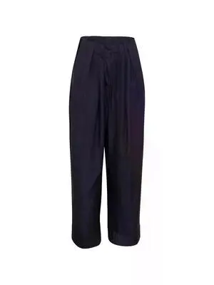 OPEN YY Fluid Full Gather Trousers - Blue
