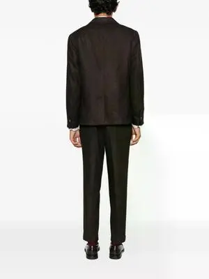 SANTANIELLO Button-up Patch-pocket Suit