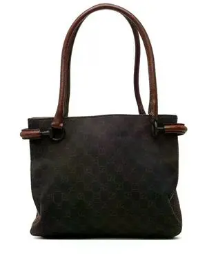 Gucci 2000-2015 Gg Denim Shoulder Bag