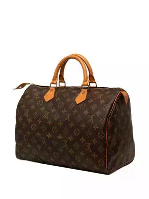 LOUIS VUITTON 1992 Monogram Speedy 35 Boston Bag