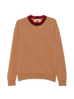 N°21 Contrast-trim Sweater